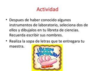 Instrumentos de laboratorios | PPT