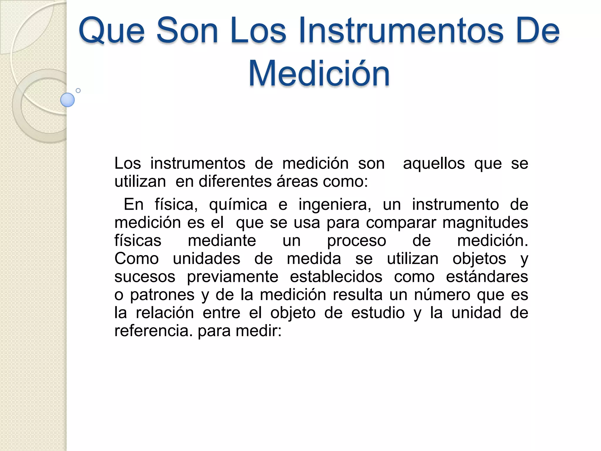 PPT Instrumentos de medición | PPTX