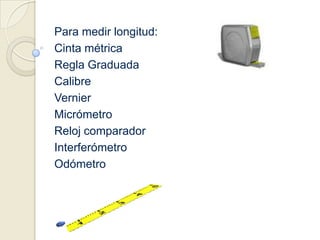 PPT Instrumentos de medición | PPT