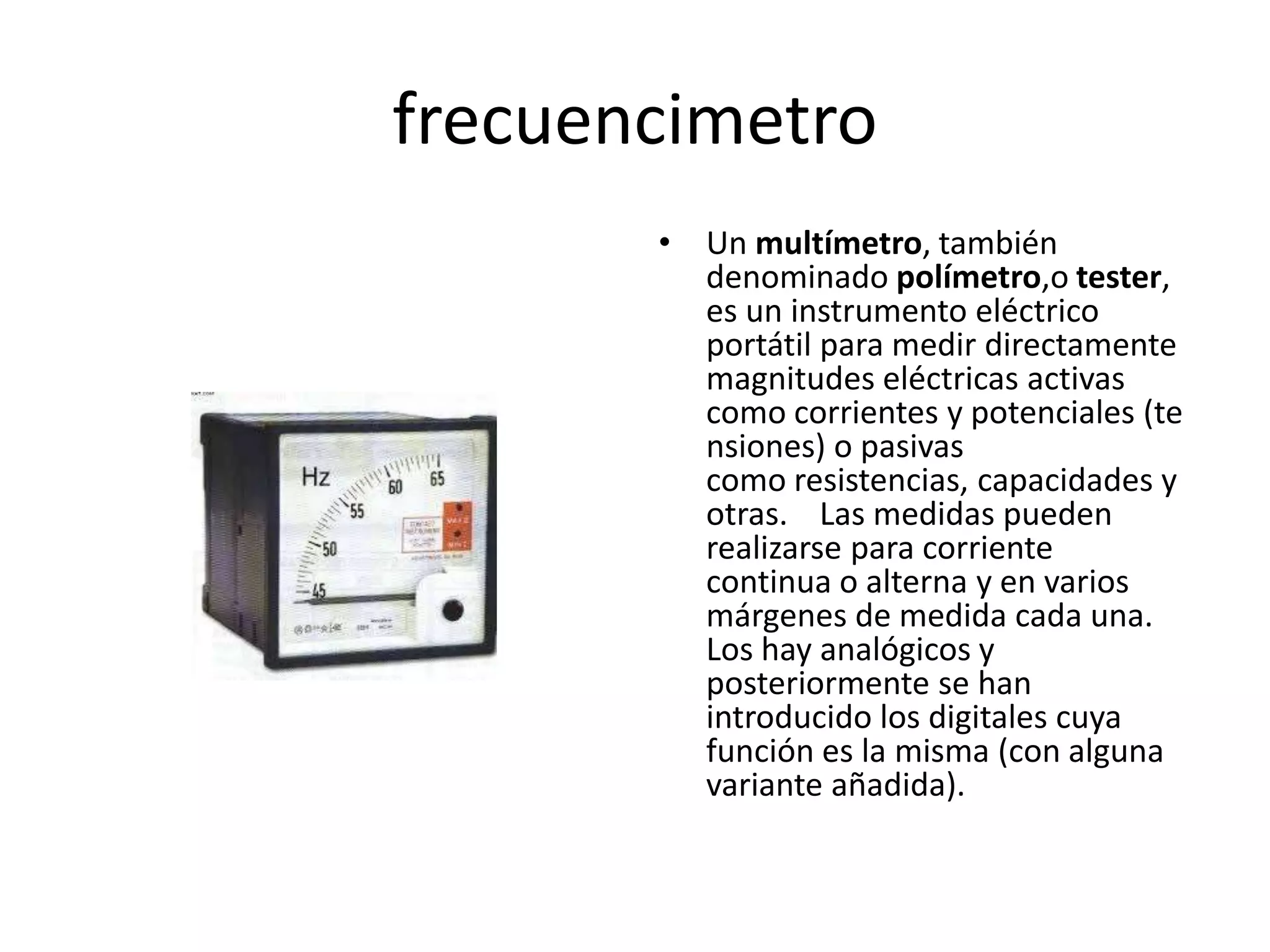 Instrumentos de medicion | PPTX