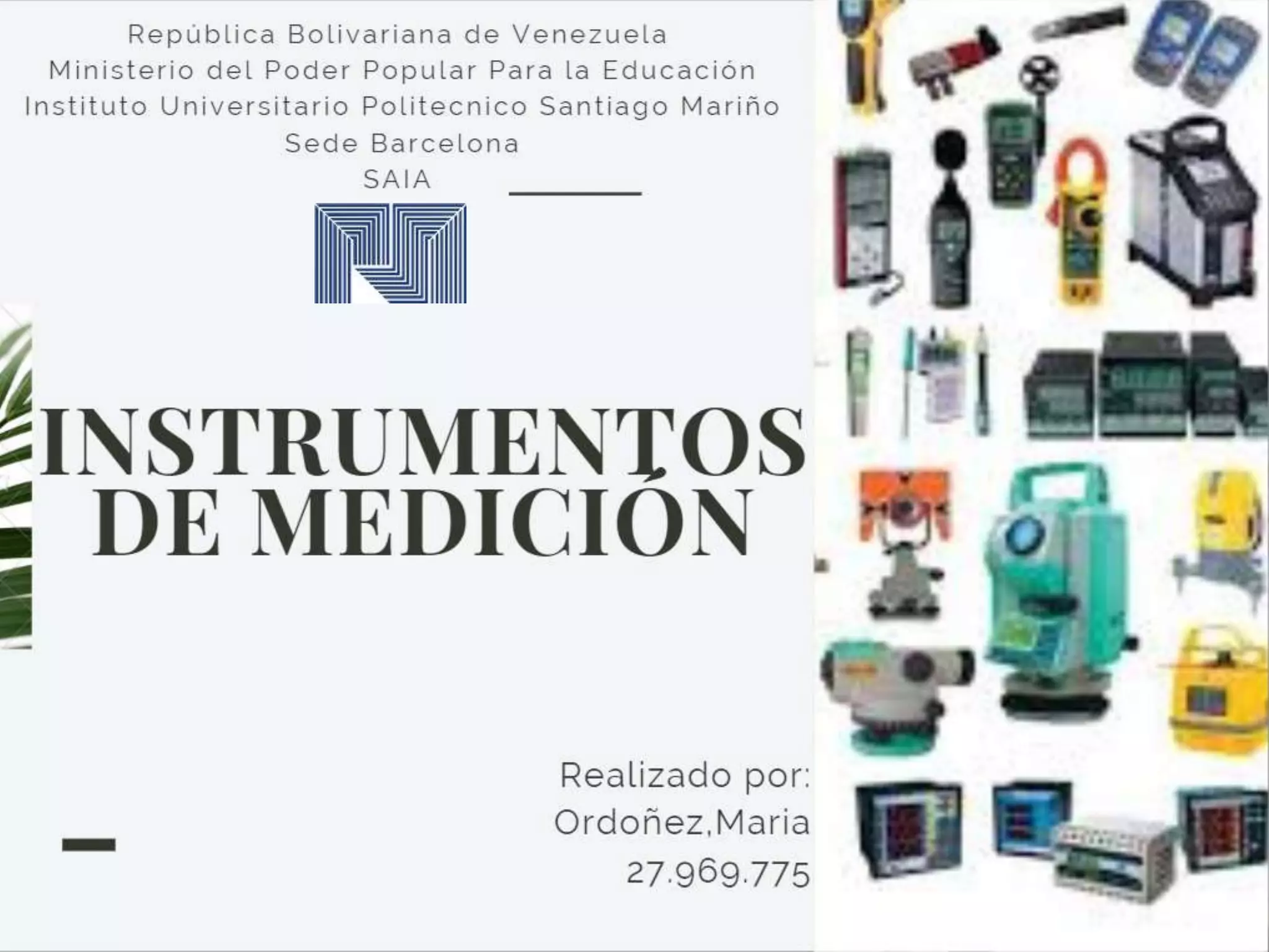 Instrumentos de medicion | PPT | Descarga Gratuita