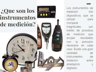 Instrumentos de medicion | PPTX