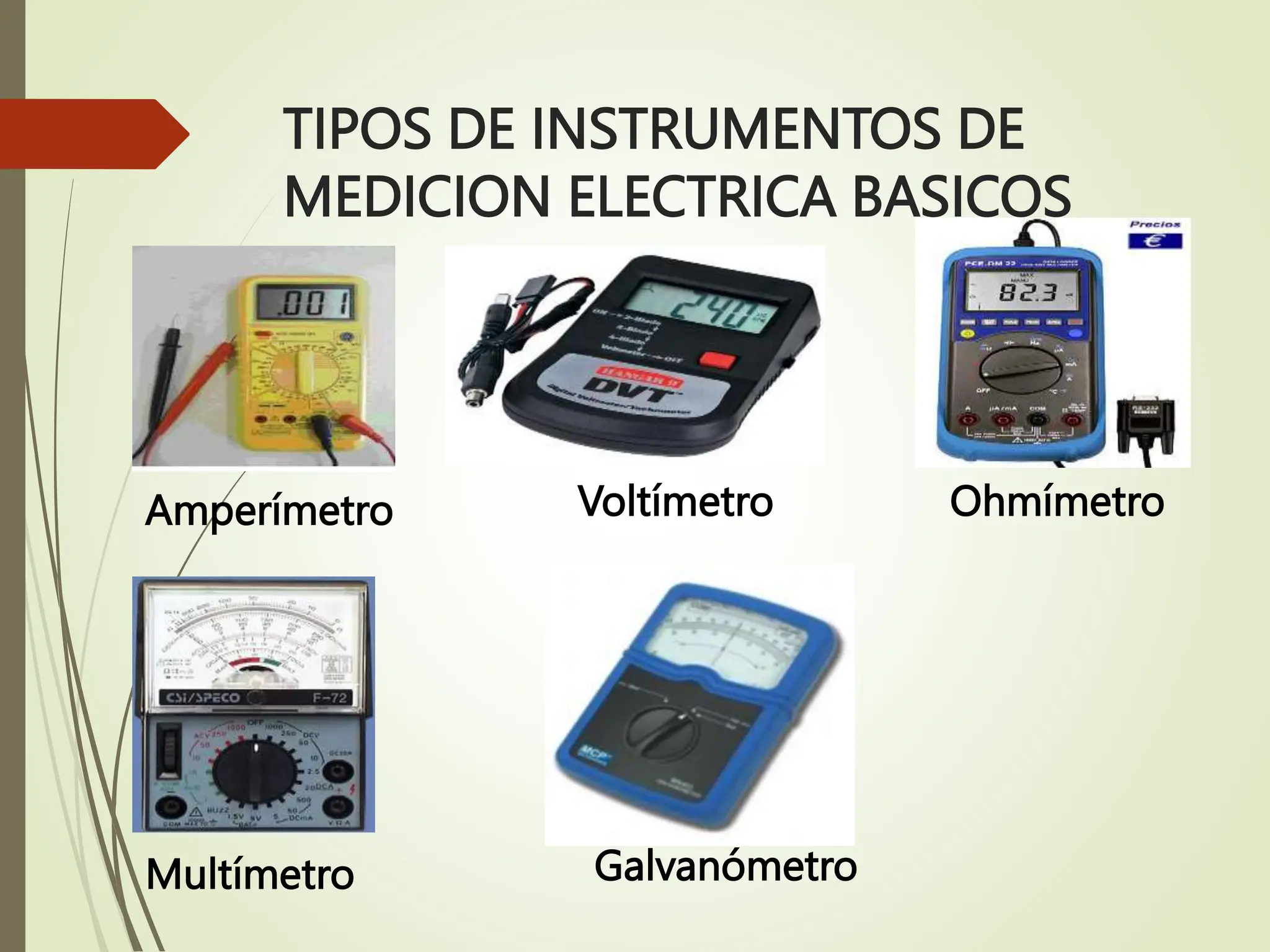 INSTRUMENTOS_DE_MEDICION_ELECTRICA.pptx1 | PPT