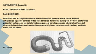 Instrumentos de viento 4º a | PPTX