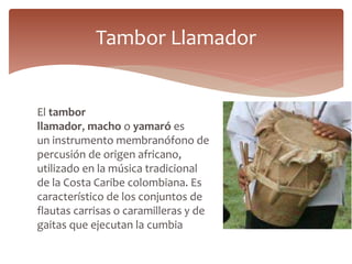 Instrumentos en la música colombiana | PPTX