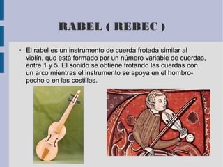 Instrumentos medievales nico | ODP