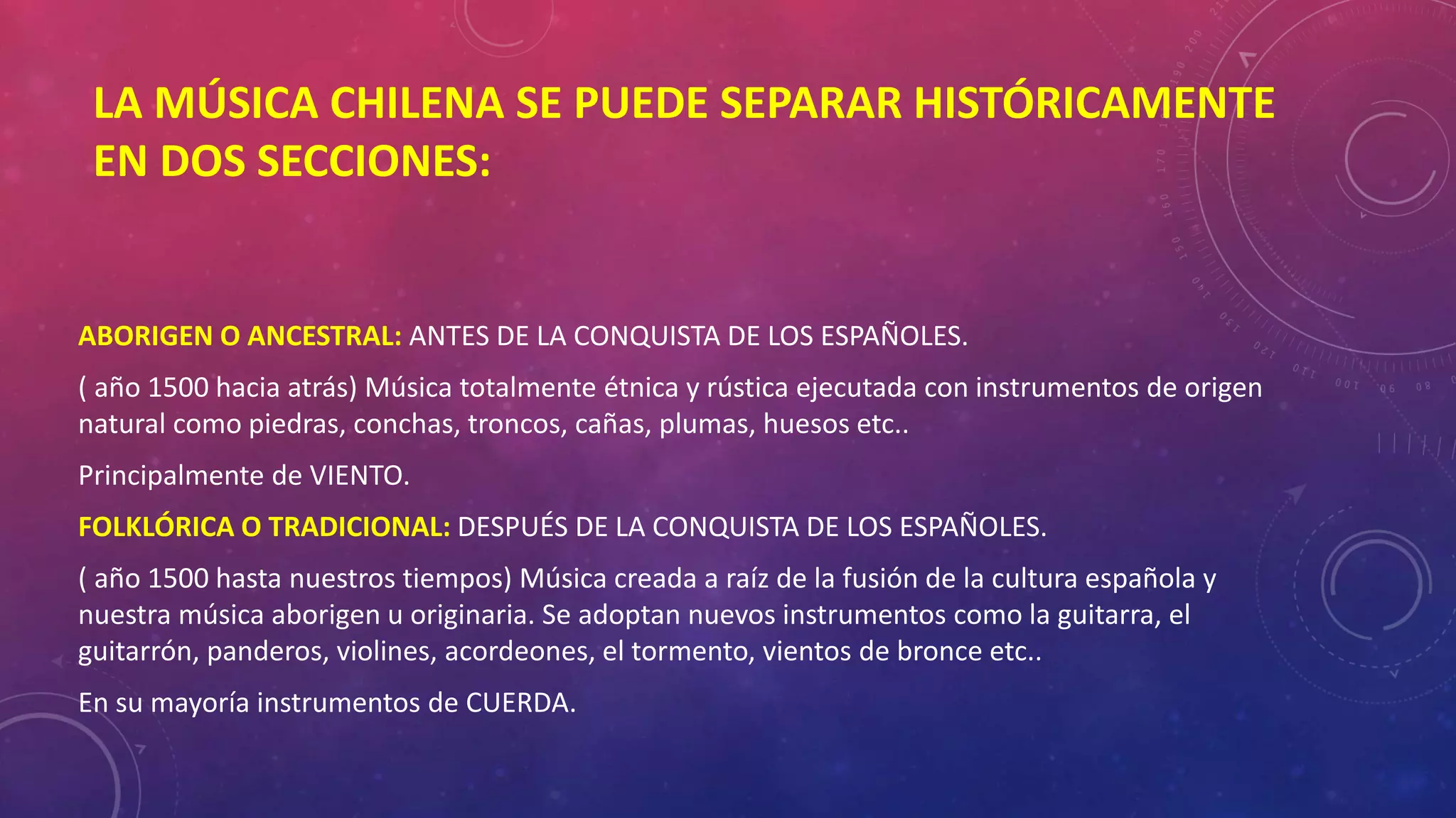 Instrumentos musica latina y chile | PPTX