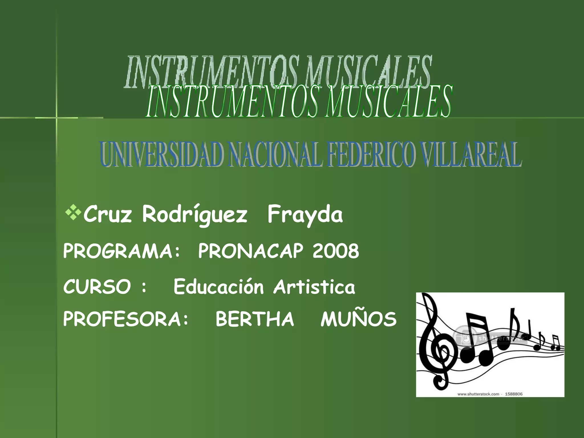 Instrumentos Musicales | PPT