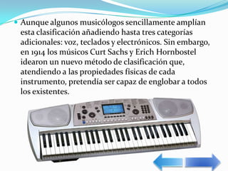 Instrumentos musicales | PPTX