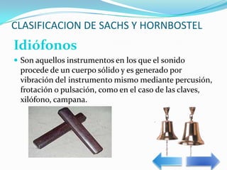 Instrumentos musicales | PPTX