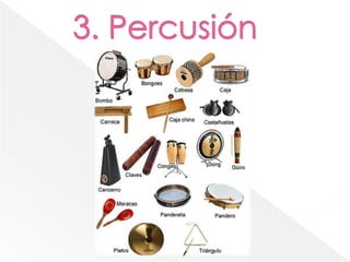 Instrumentos musicales | PPTX | Music | Entertainment