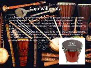Instrumentos musicales | PPTX