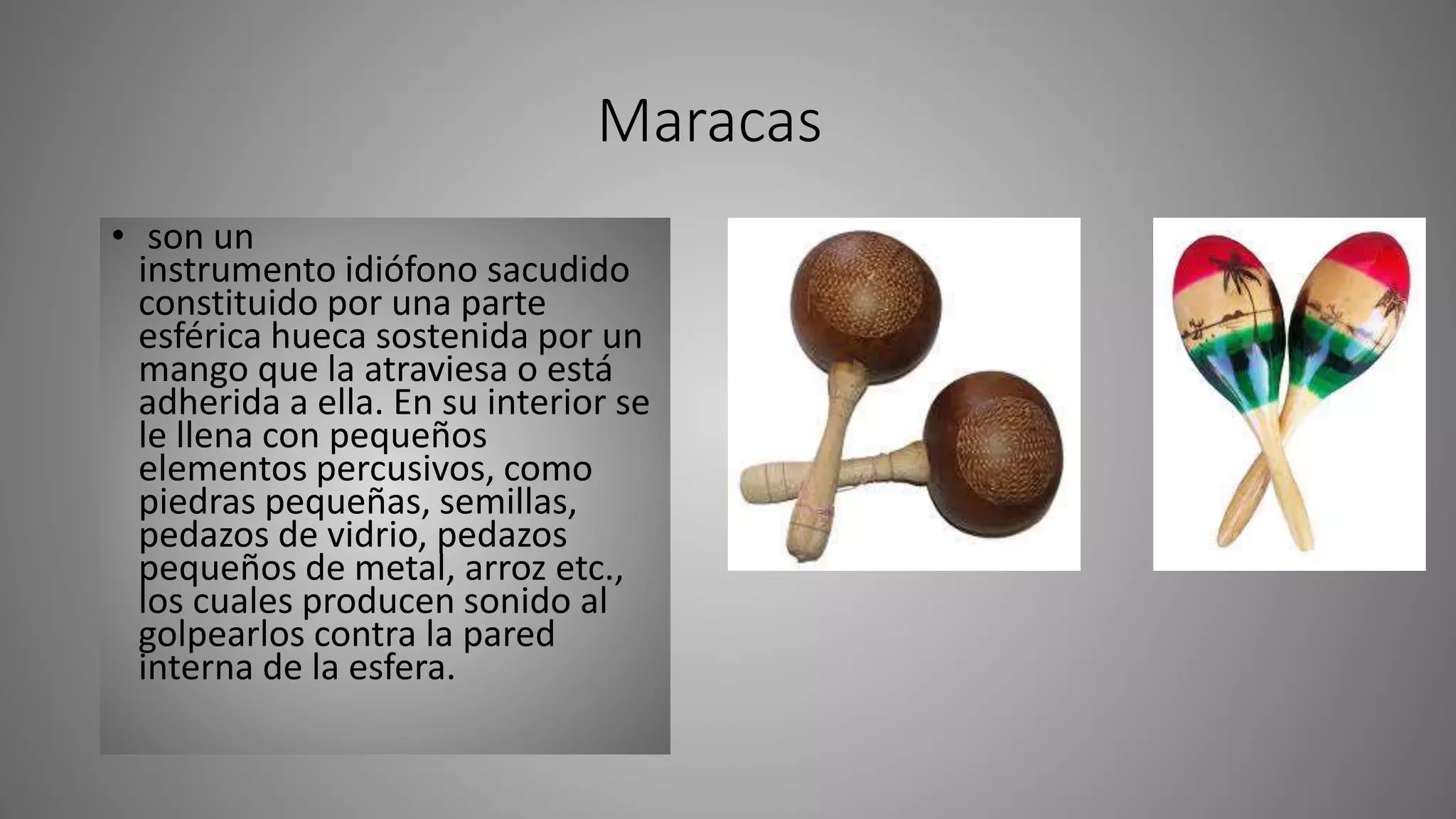 Instrumentos musicales | PPTX | Music | Entertainment