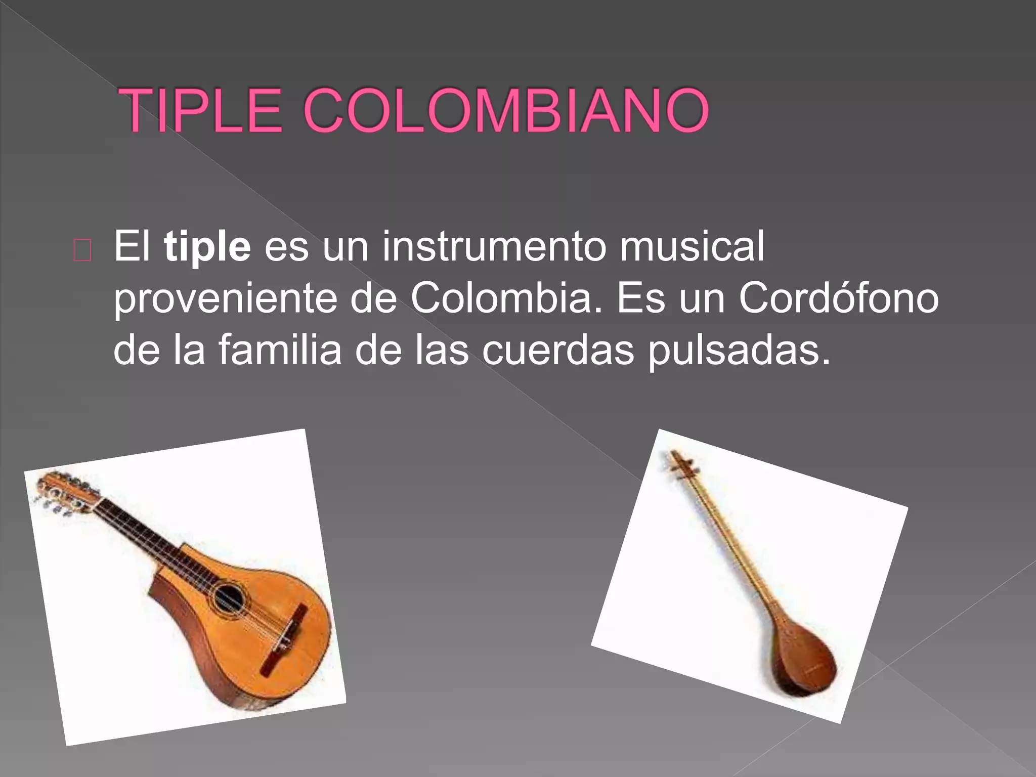 Instrumentos musicales | PPTX
