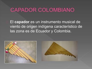 Instrumentos musicales | PPTX