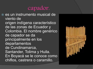 Instrumentos musicales | PPTX