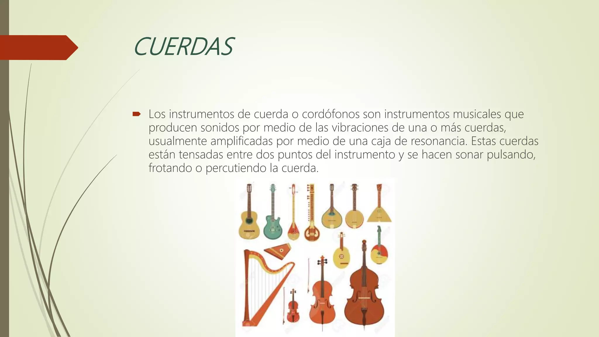 Instrumentos musicales | PPTX