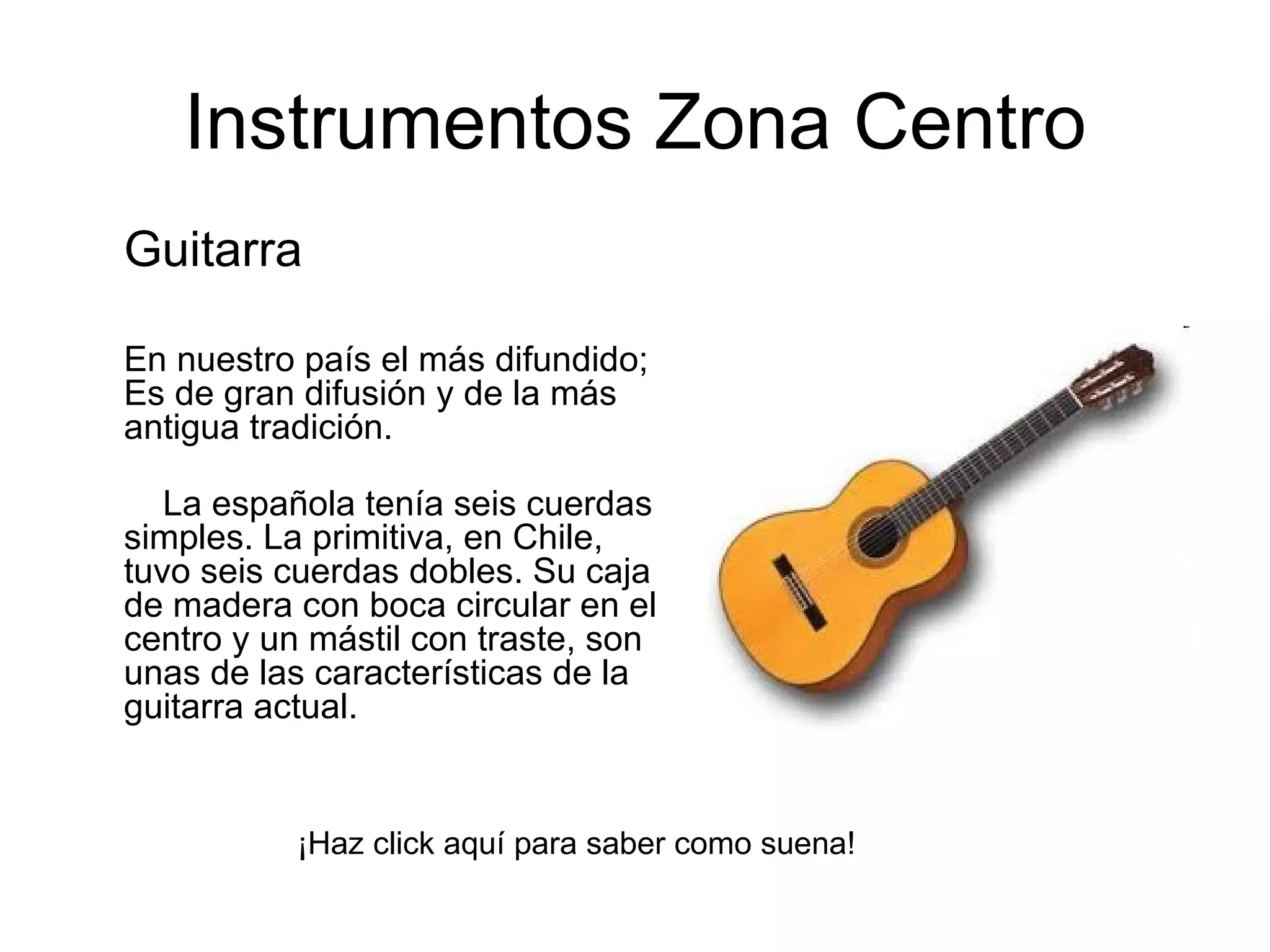 Instrumentos musicales de chile | PPT