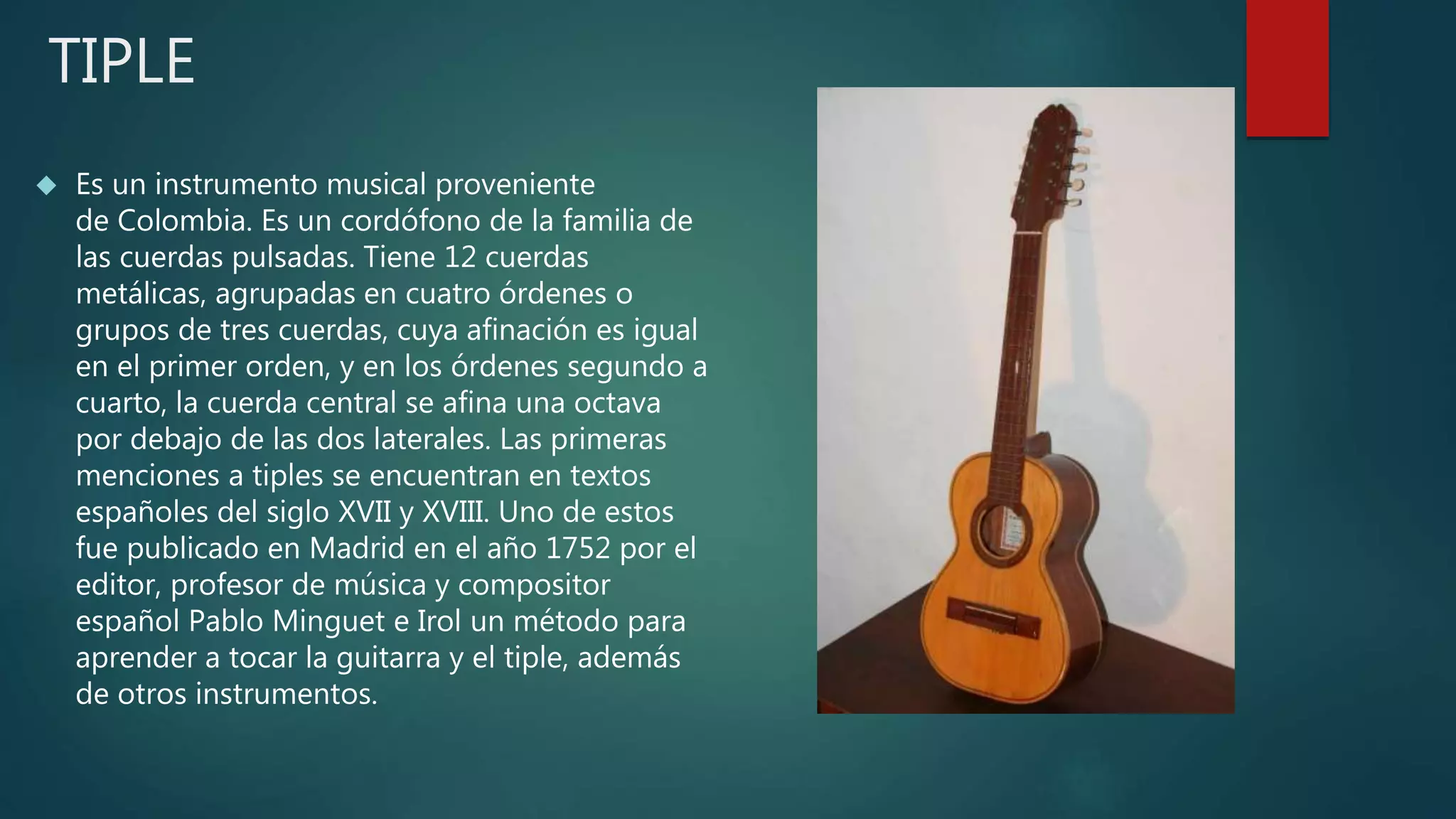 instrumentos musicales de colombia | PPTX | World/International Music ...