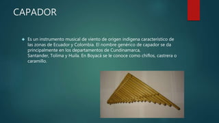 instrumentos musicales de colombia | PPTX