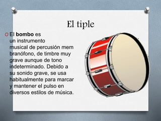 Instrumentos musicales de colombia 123 | PPTX