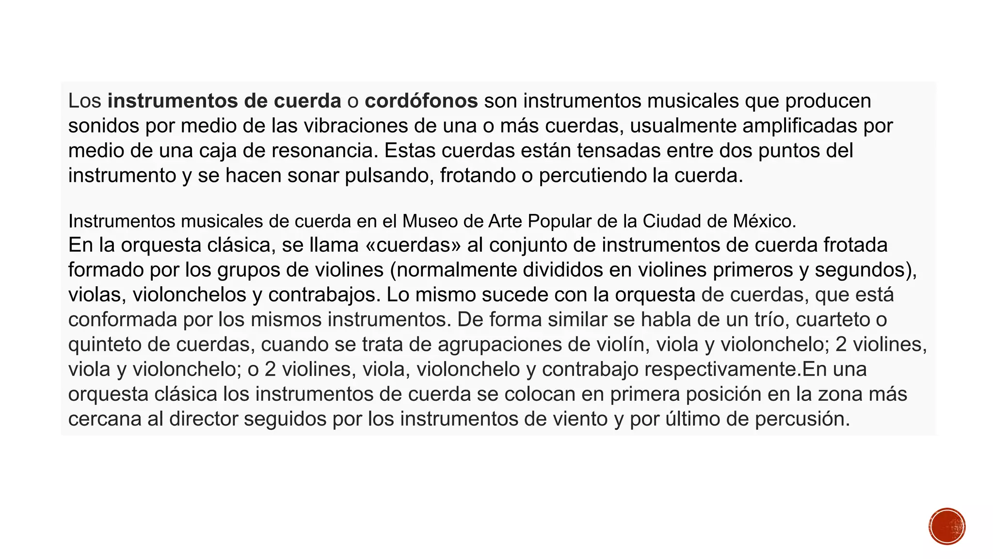 Instrumentos musicales de cuerda | PPT