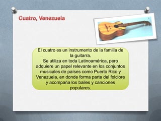 Instrumentos musicales latinoamericanos | PPTX
