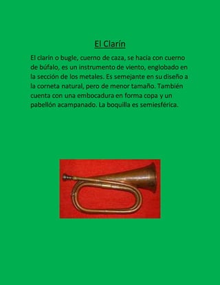 Instrumentos musicales peruanos | DOCX