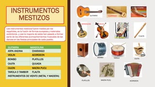 INSTRUMENTOS MUSICALES QUE ACOMPAÑAN LAS DANZAS EN EL PERU 11.pptx
