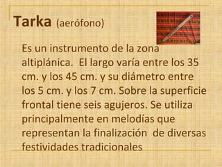 Instrumentos tradicionales de chile | PPS