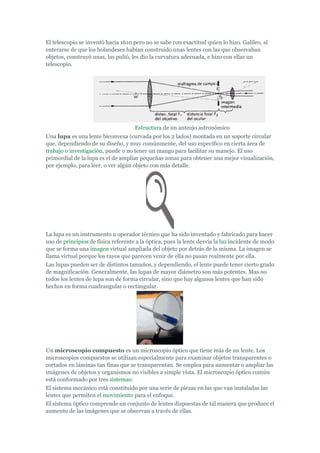 Instrumentos utilizados en la física | PDF