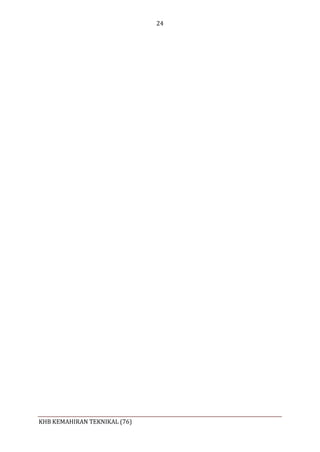 Instrument pentaksiran tingkatan 3 (pt 3) Kemahiran Hidup Bersepadu-Kemahiran Teknikal | PDF