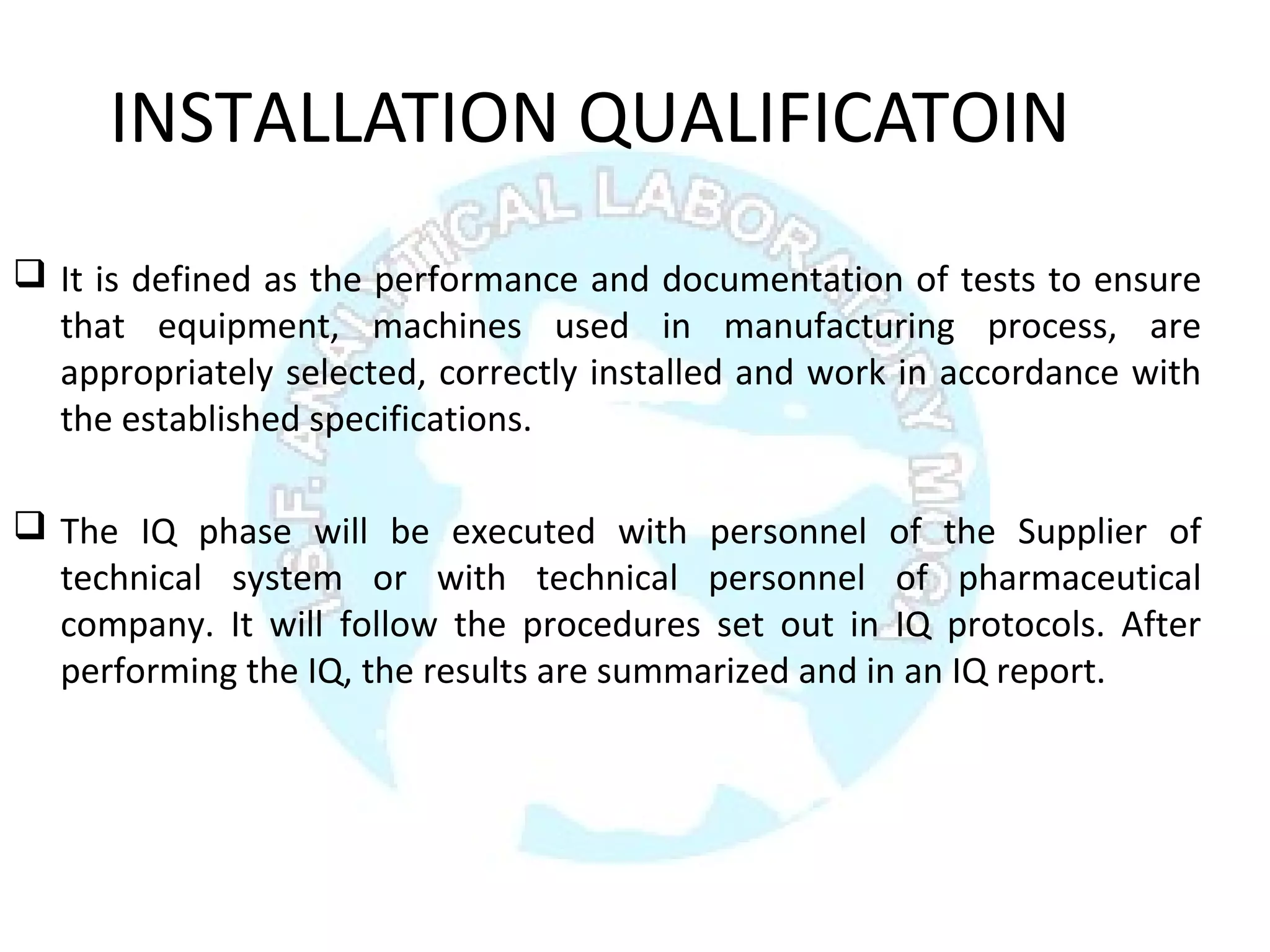 Instrument qualification | PPT