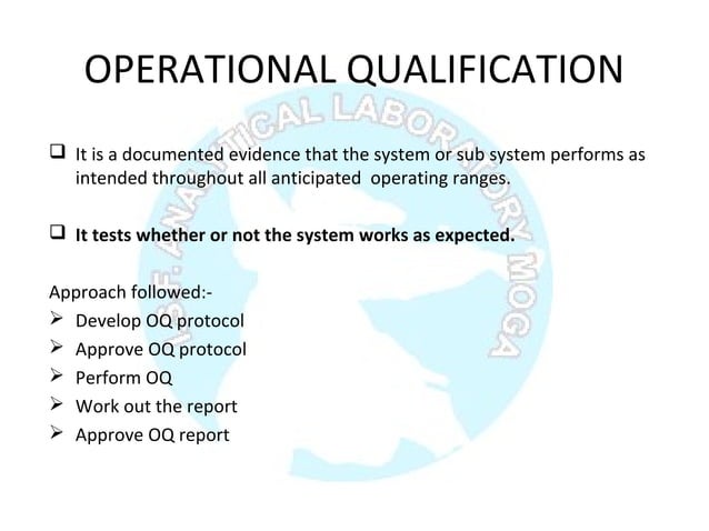 Instrument qualification | PPT