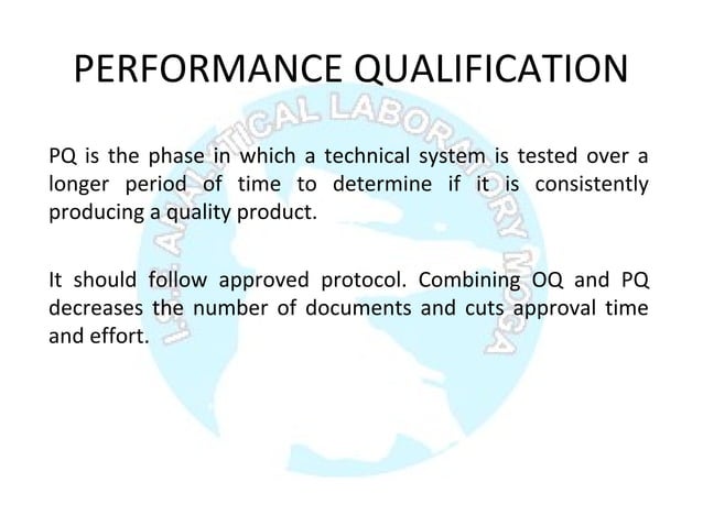 Instrument qualification | PPT