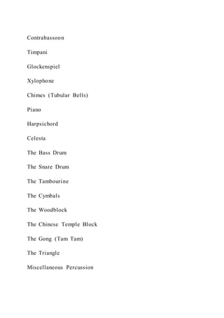 Instrument Report InstructionsFor the homework on instruments, s | DOCX