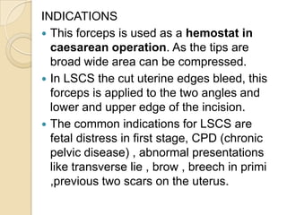 Gynecological and Obstetrics instruments | PPTX