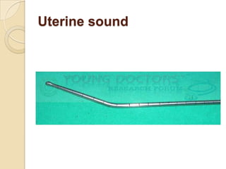 Gynecological and Obstetrics instruments | PPTX