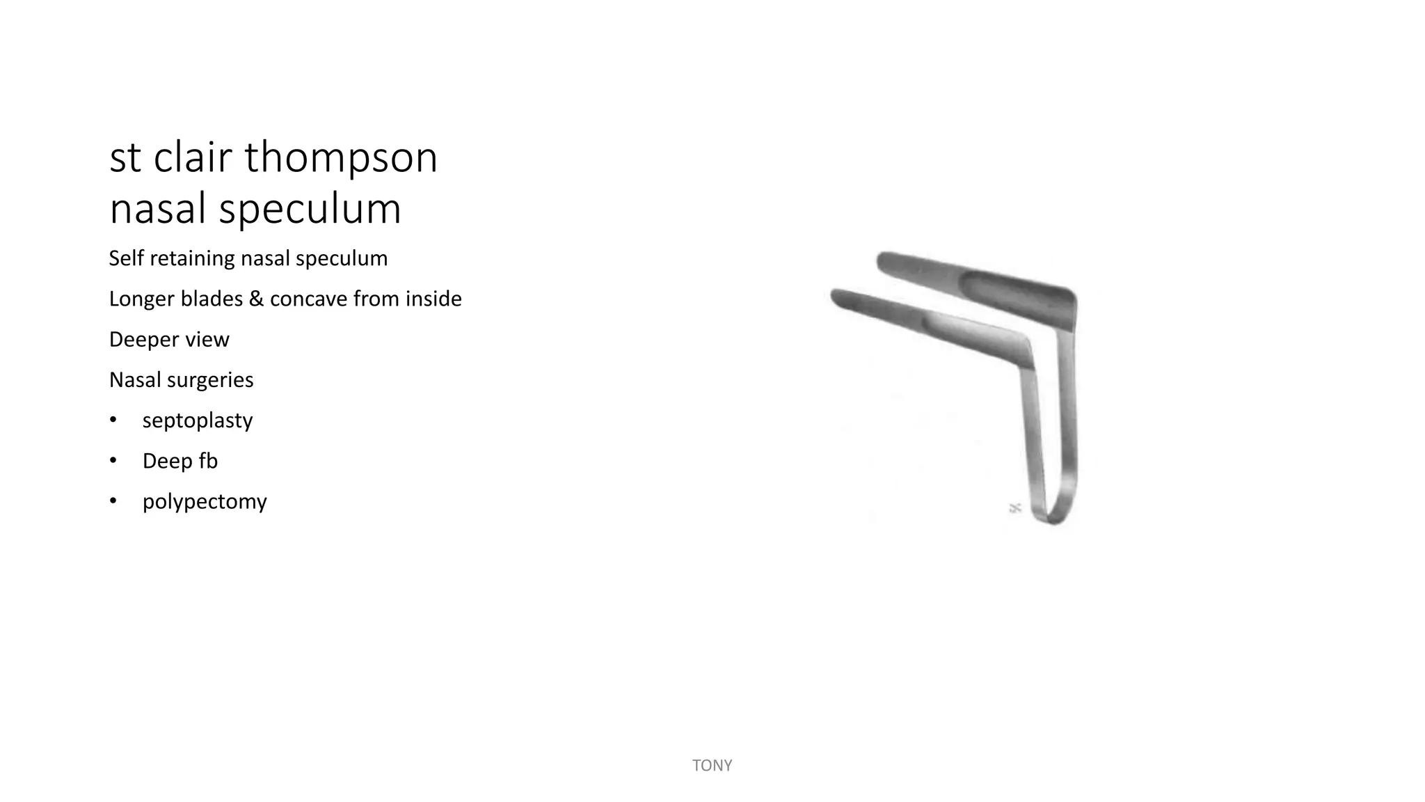 Instruments ent ppt with uses otorhinolaryngology ent | PPTX