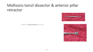Instruments ent ppt with uses otorhinolaryngology ent | PPTX