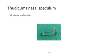 Thudicum Nasal Speculum