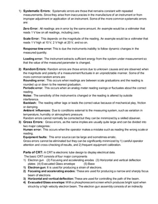 instruments and measurements | DOCX