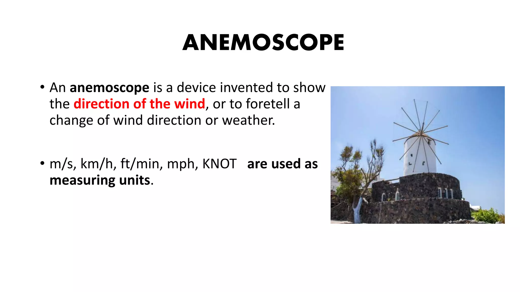 Meterological Instruments | PPTX