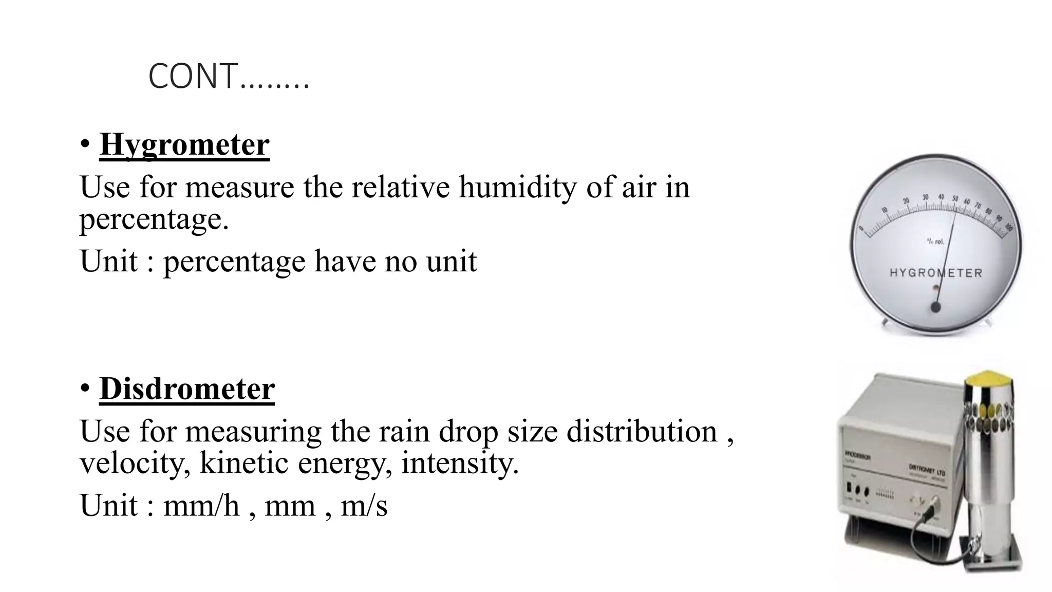 Meterological Instruments | PPTX