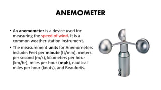 Meteorologist Tools