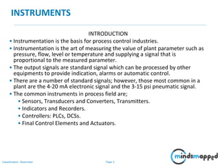 Instruments - Introduction | PPTX