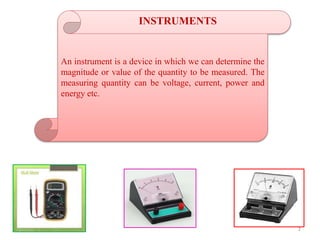 Measurements and Instrumentation | PPTX