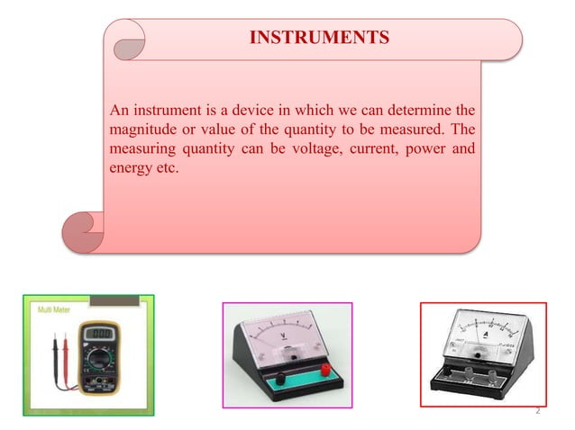 Measurements and Instrumentation | PPTX