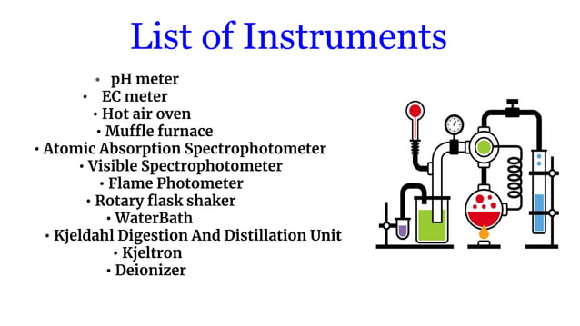 Laboratory Instruments used in Soil Plant and Water Analysis .pdf | Science