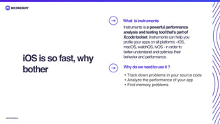 Master iOS Performance Optimization with Instruments | PDF | Operating Systems | Computer ...